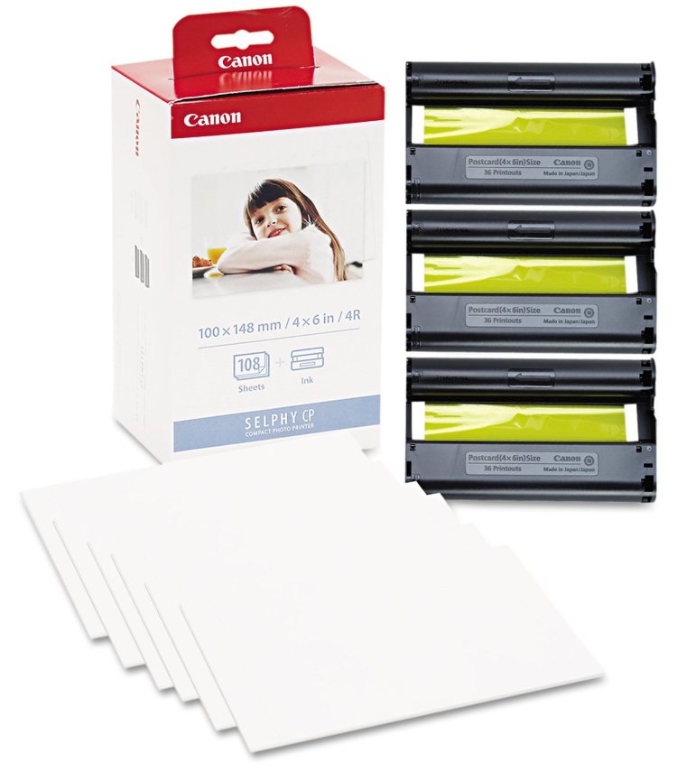 Набор для фотопечати Canon KP-108IN / KP-108IP (картриджи и бумага на ...