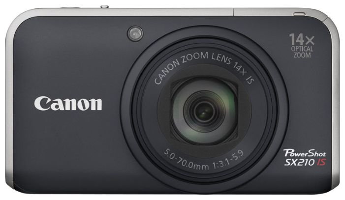 Цифровой фотоаппарат Canon PowerShot SX210 IS Black купить недорого в ...