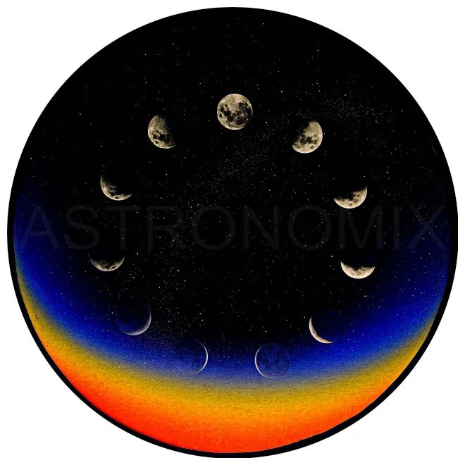 Проекционный диск Sega Homestar для домашнего планетария Лунные фазы ...