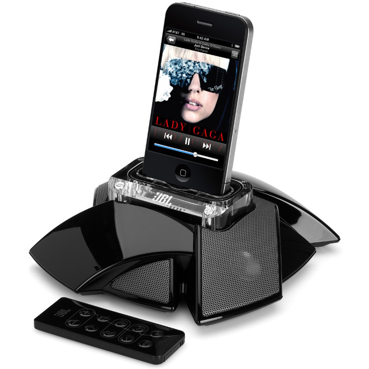 Акустическая система JBL On Stage Micro III Black с док-станцией для ...